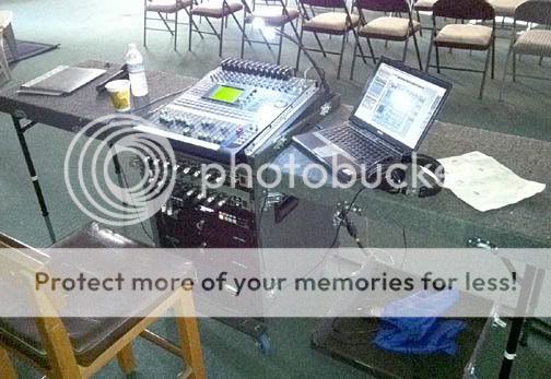 looking for a good folding table for mixer and fx racks - Craig ...